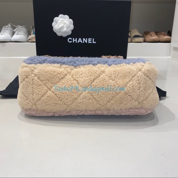 CHANEL | Bags | Chanel Fuzzy Flap Bag Tricolor | Poshmark